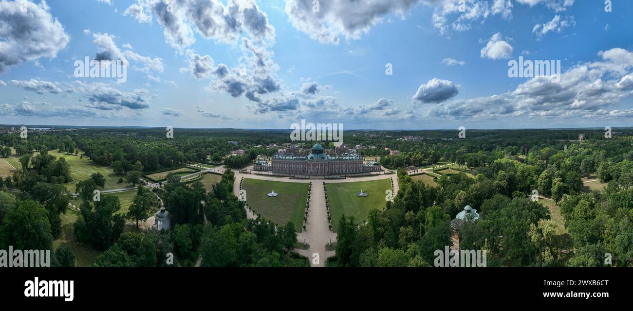 New Palace of Sanssouci Palace, the former summer palace of Frederick ...