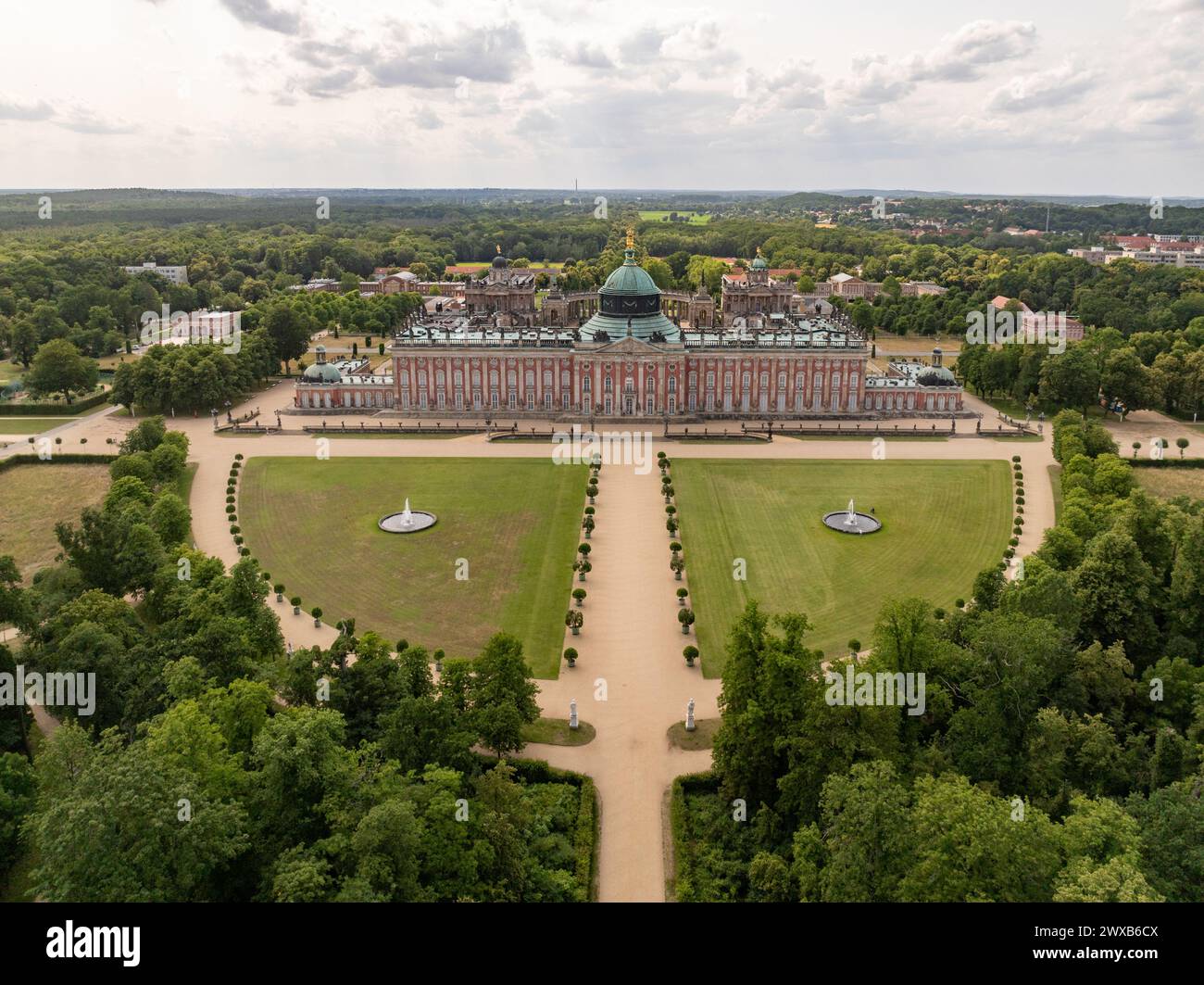 New Palace of Sanssouci Palace, the former summer palace of Frederick ...