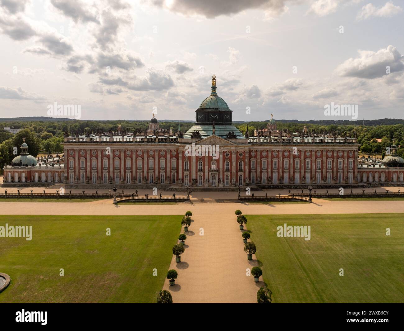 New Palace of Sanssouci Palace, the former summer palace of Frederick ...