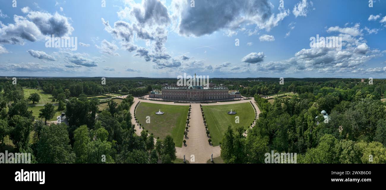 New Palace of Sanssouci Palace, the former summer palace of Frederick ...