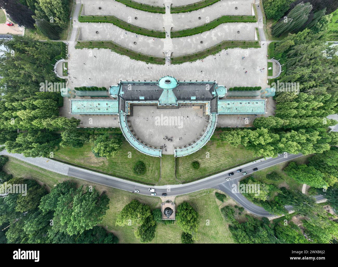 Sanssouci Palace, the former summer palace of Frederick the Great, King ...