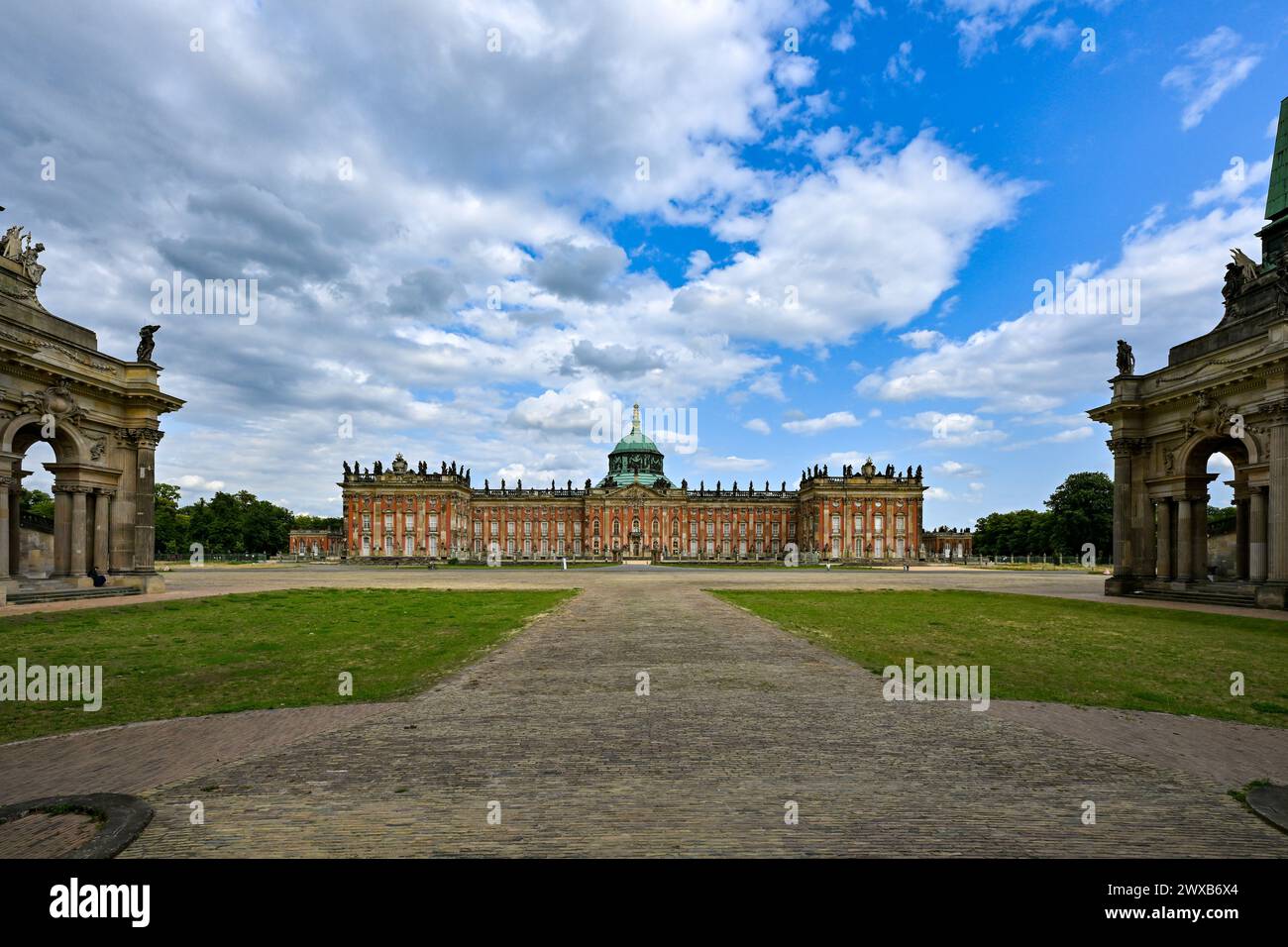 New Palace of Sanssouci Palace, the former summer palace of Frederick ...