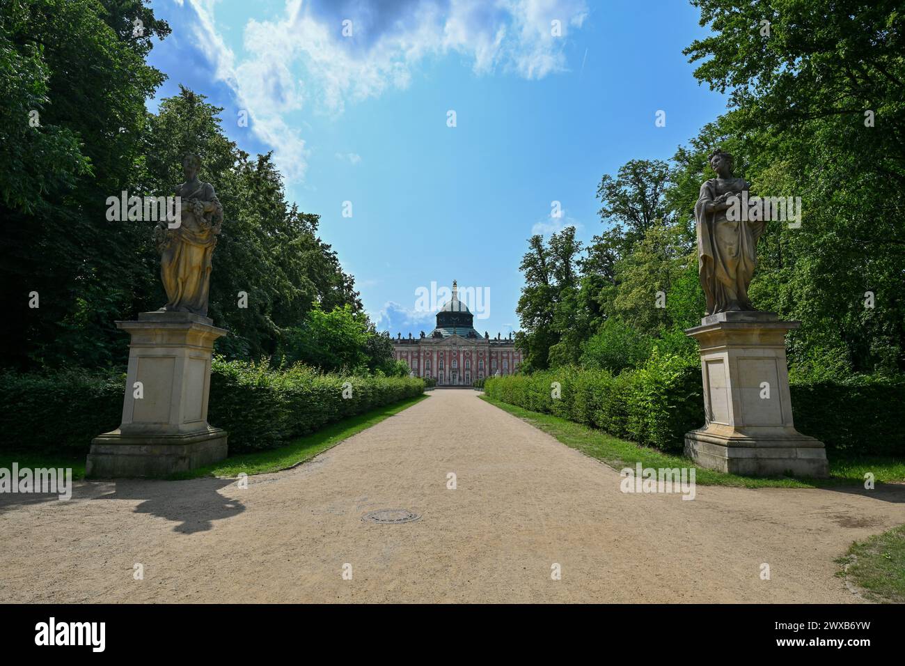 New Palace of Sanssouci Palace, the former summer palace of Frederick ...