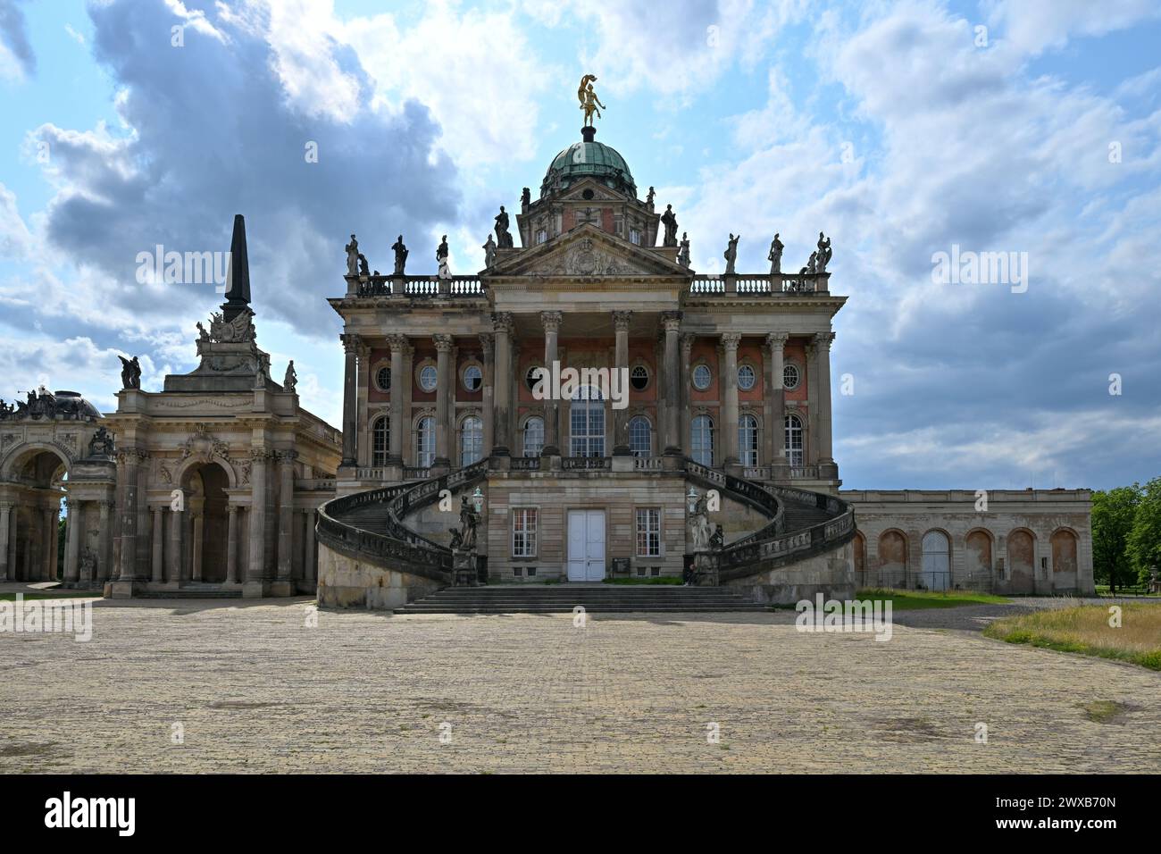 New Palace of Sanssouci Palace, the former summer palace of Frederick ...