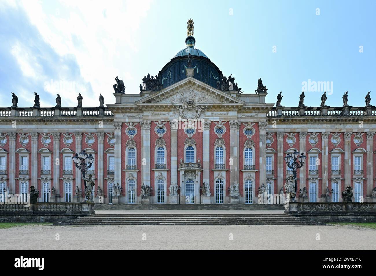 New Palace of Sanssouci Palace, the former summer palace of Frederick ...