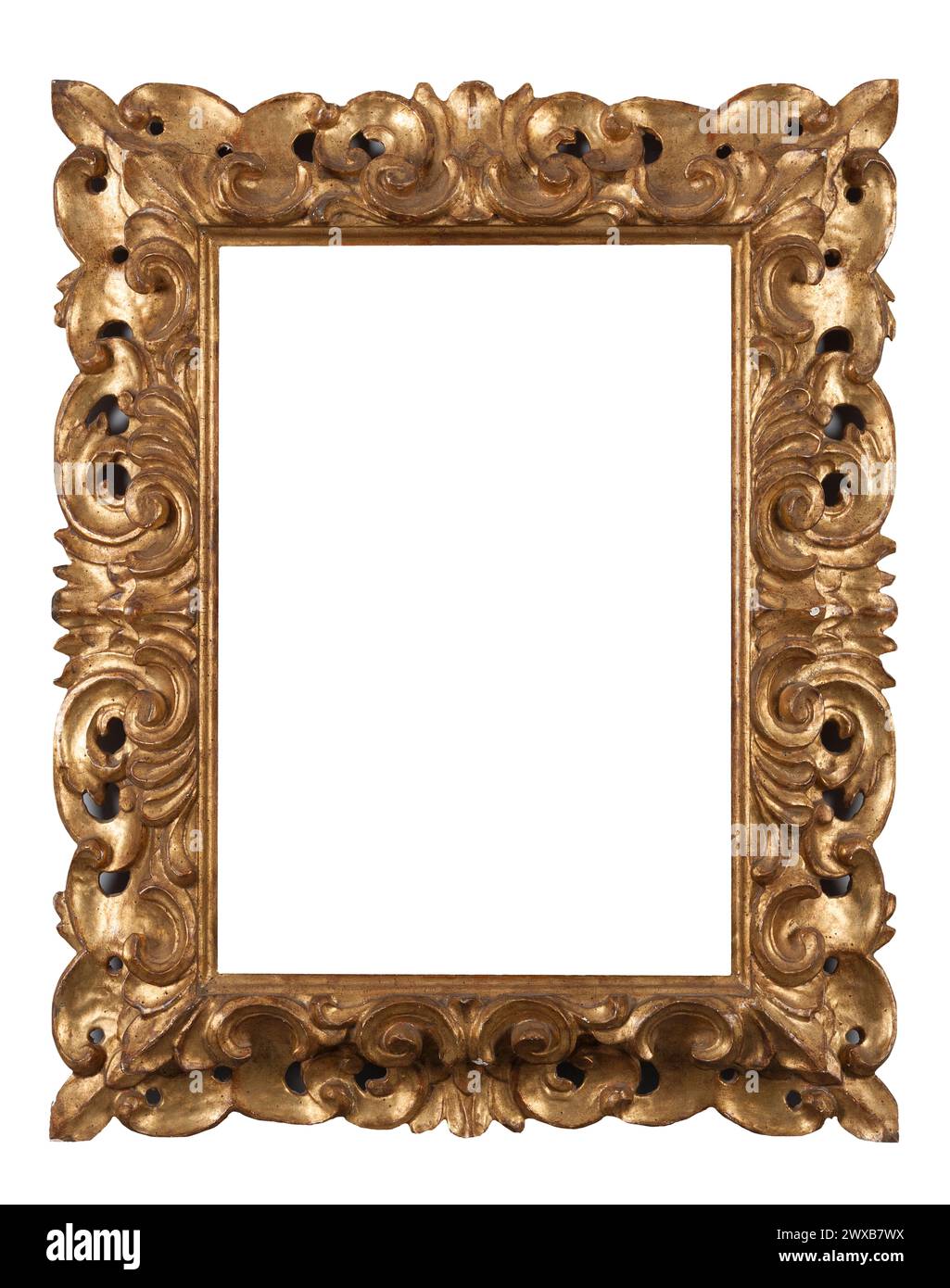 Gold floral design retro Cut Out Stock Images & Pictures - Alamy