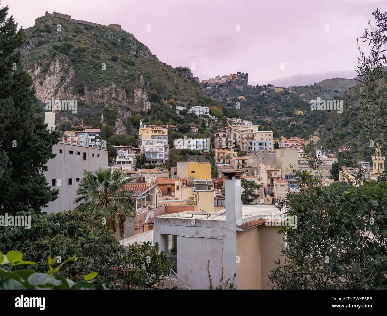 Ruins of the Ancient Greek Theater in Taormina, Sicily Stock Photo - Alamy