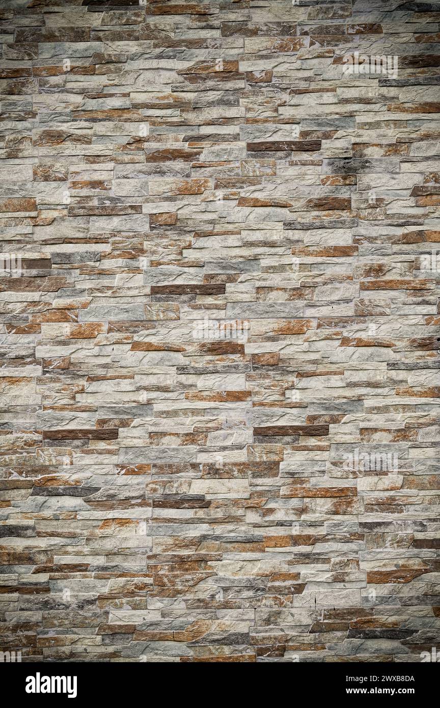 Stacked stone wall background horizontal 1 Stock Photo - Alamy
