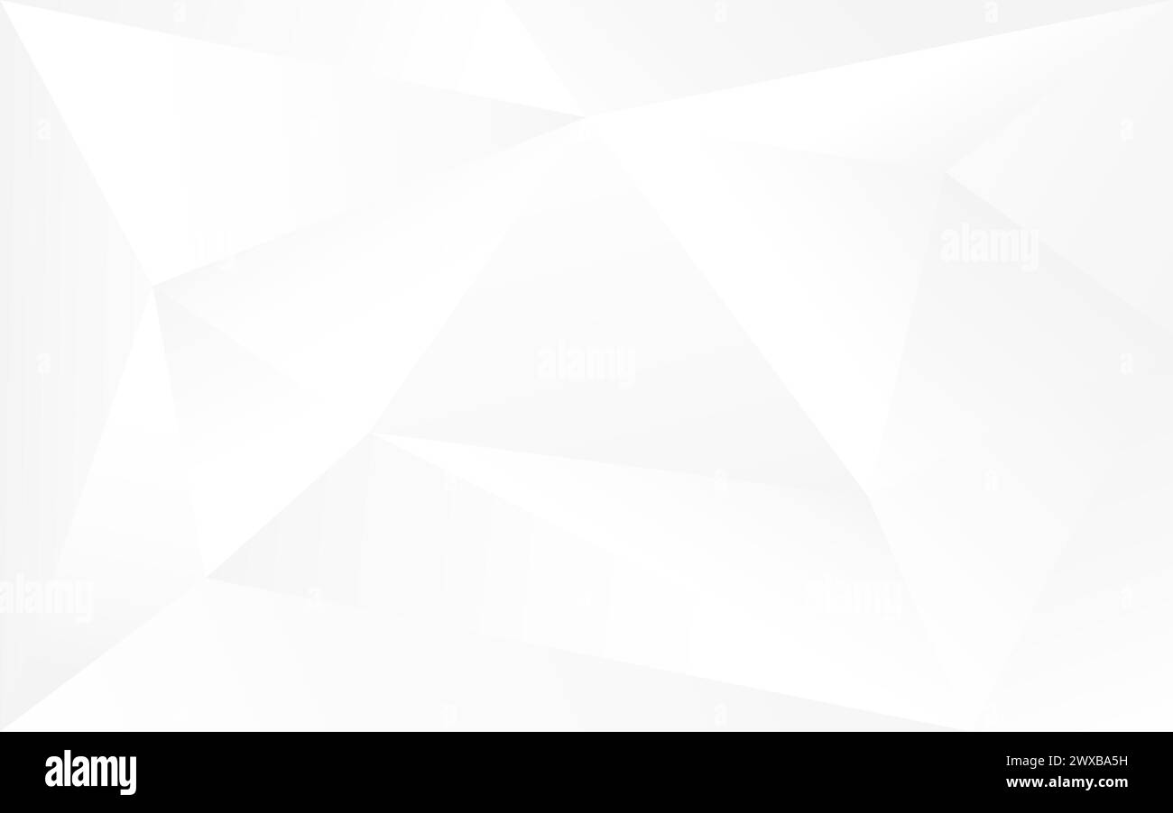 White abstract texture. Neutral polygon background. Futuristic ...