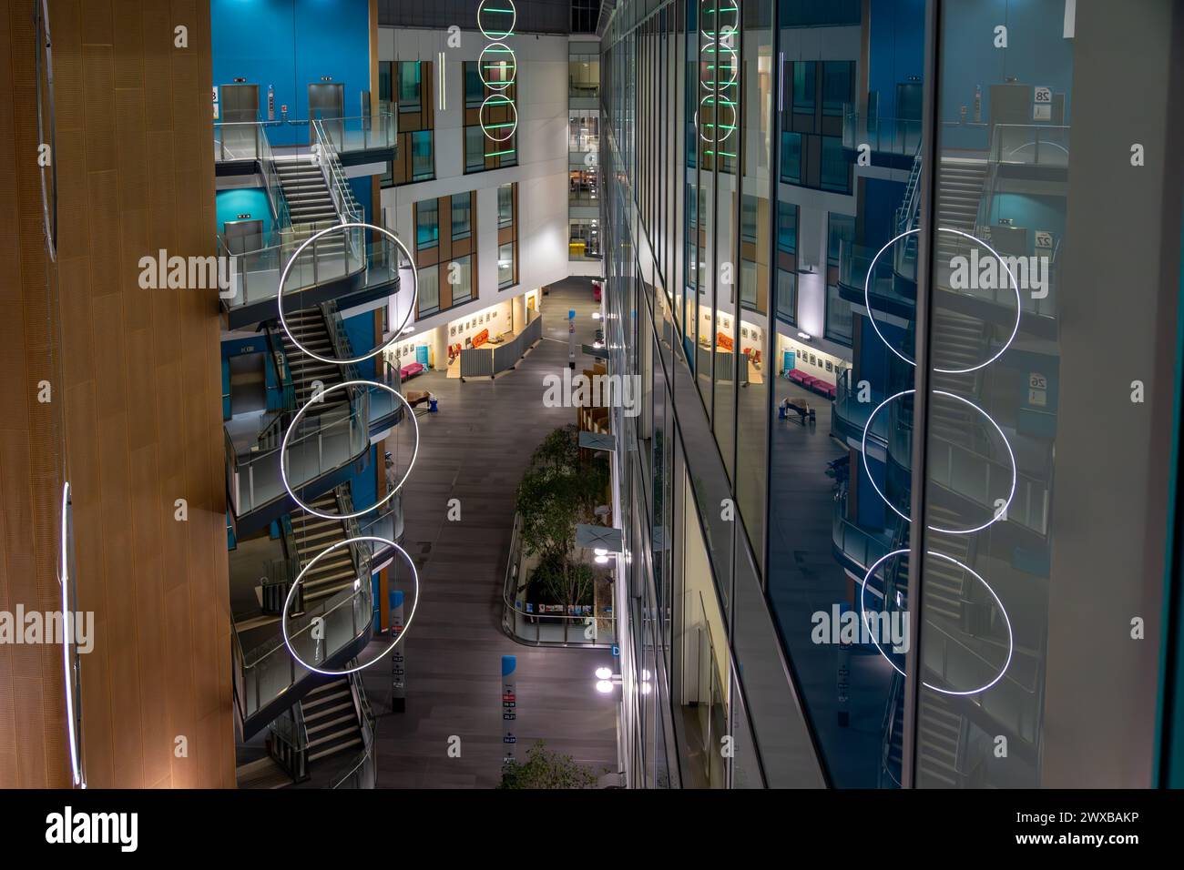 Elevated view modern alley hi-res stock photography and images - Alamy