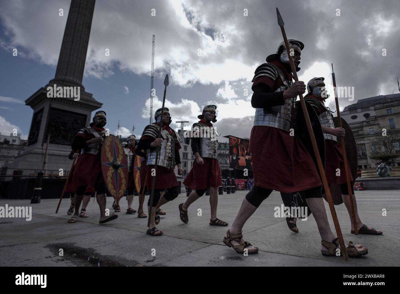 London, UK. 29th March, 2024. Marching Romans. Annual open-air ...