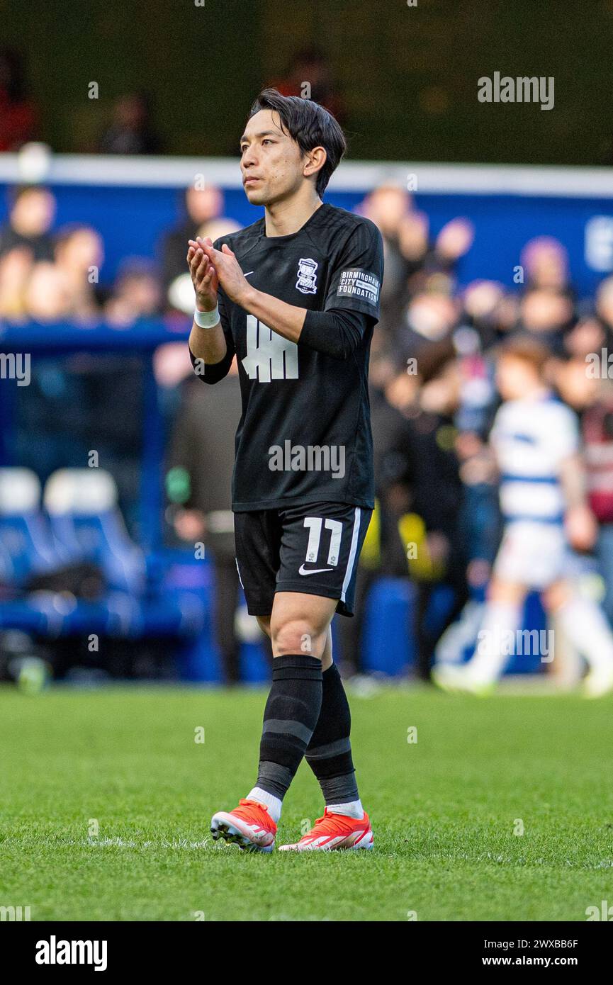 29th March 2024; Loftus Road Stadium, Shepherds Bush, West London ...