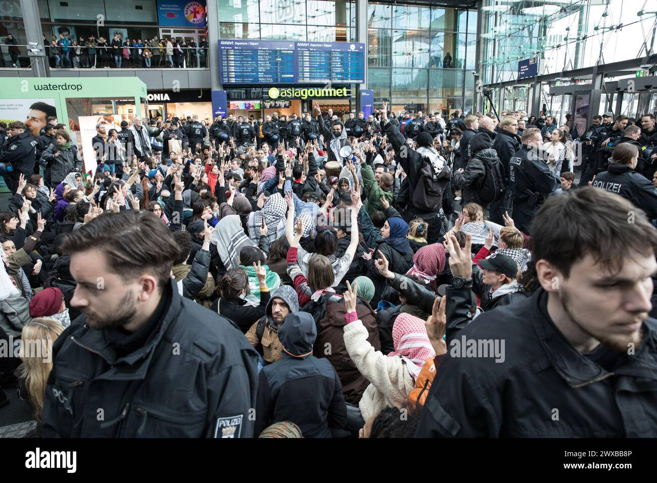 On March 29, 2024, an unregistered mass sit-in protest took place at ...