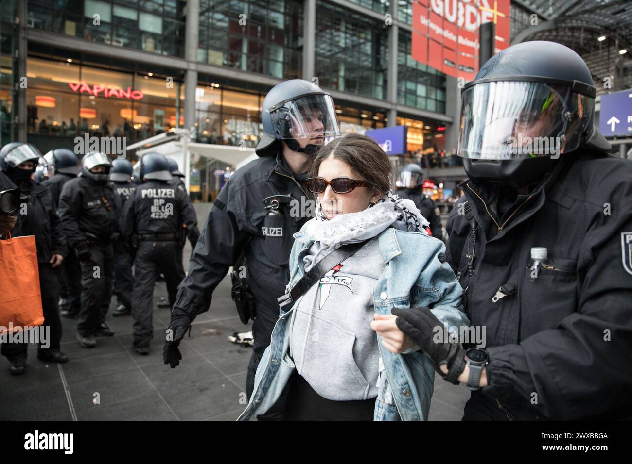 On March 29, 2024, an unregistered mass sit-in protest took place at ...