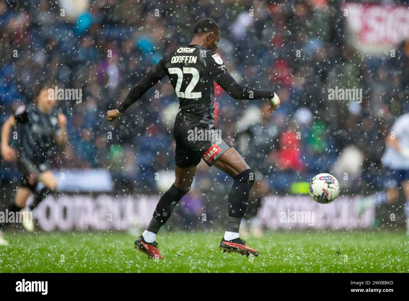 Hakeem Odoffin #22 of Rotherham United F.C during the Sky Bet ...