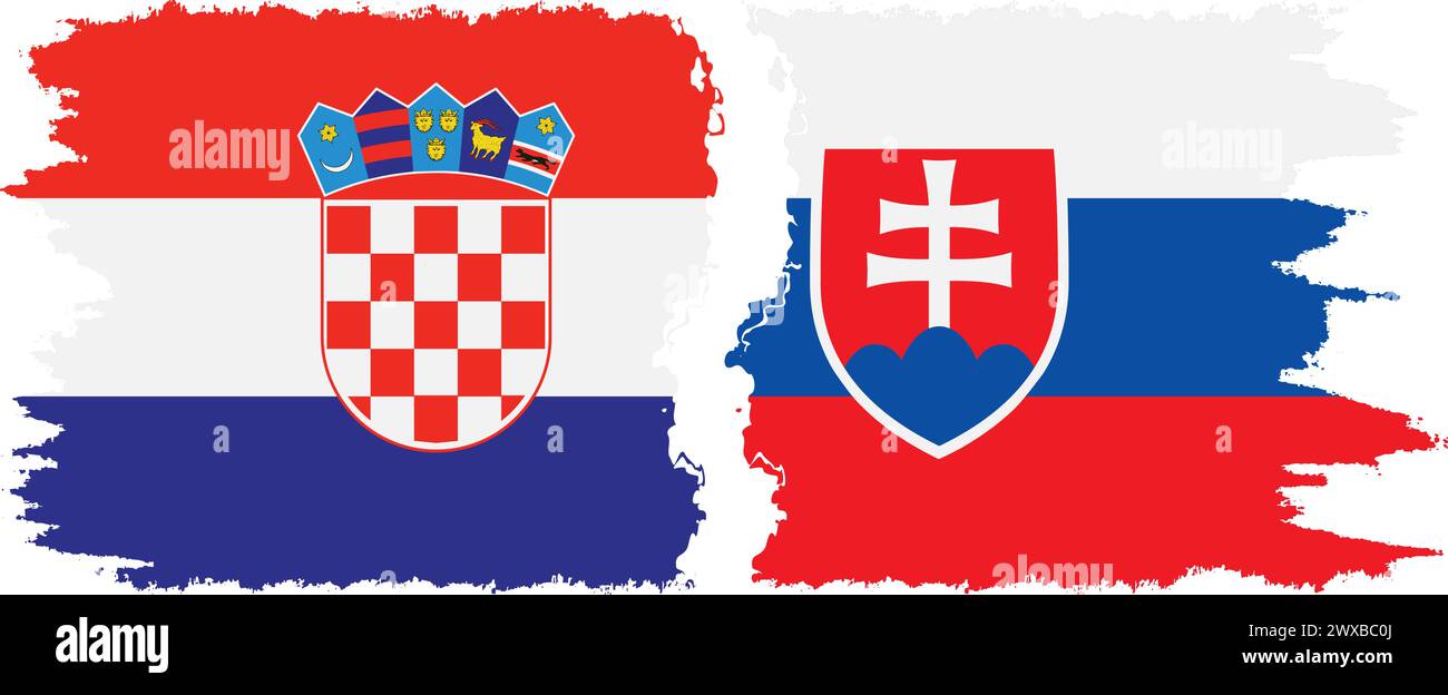 Croatia slovakia flag hi-res stock photography and images - Alamy