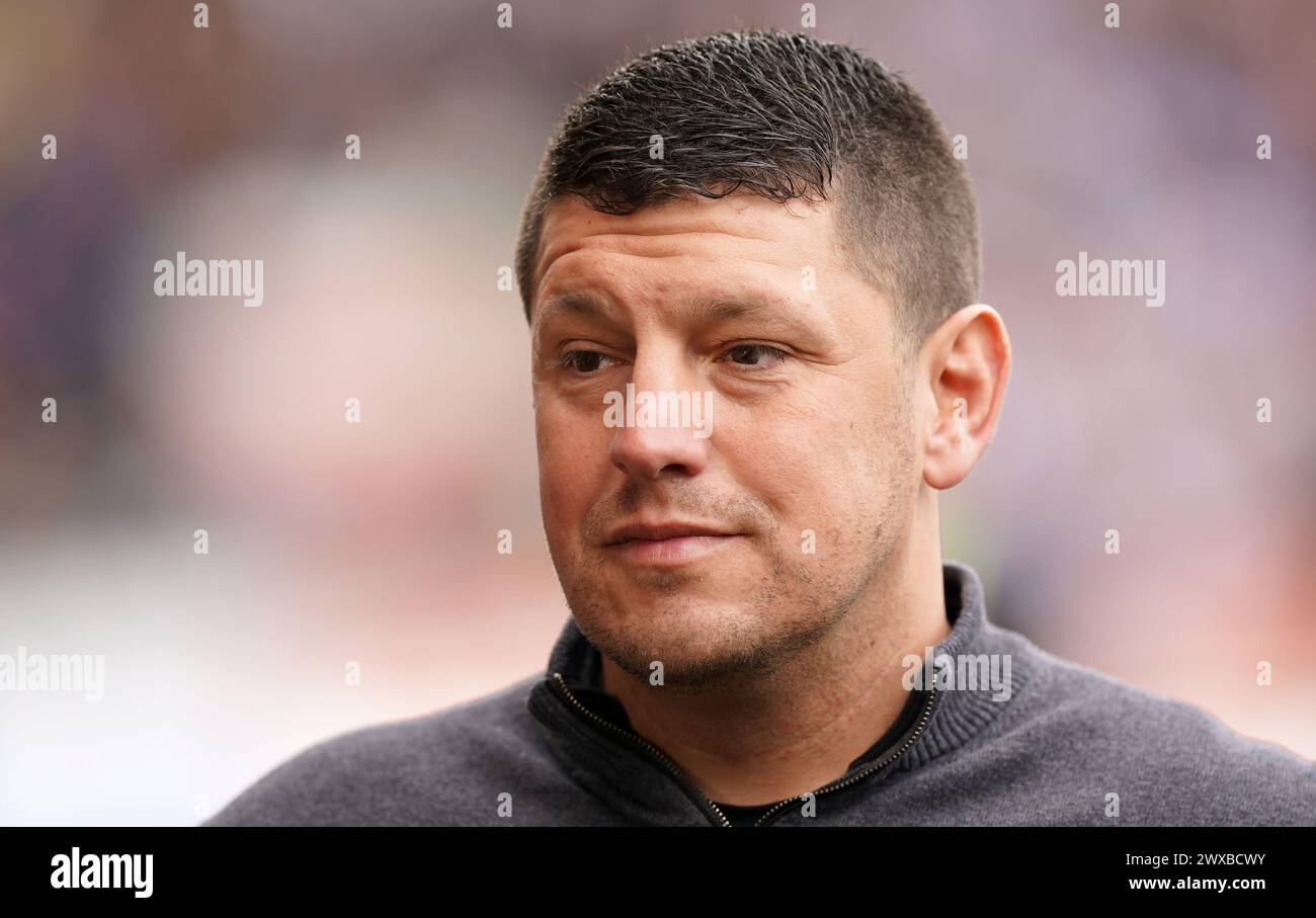 Wigan Warriors head coach Matt Peet before the Betfred Super League ...
