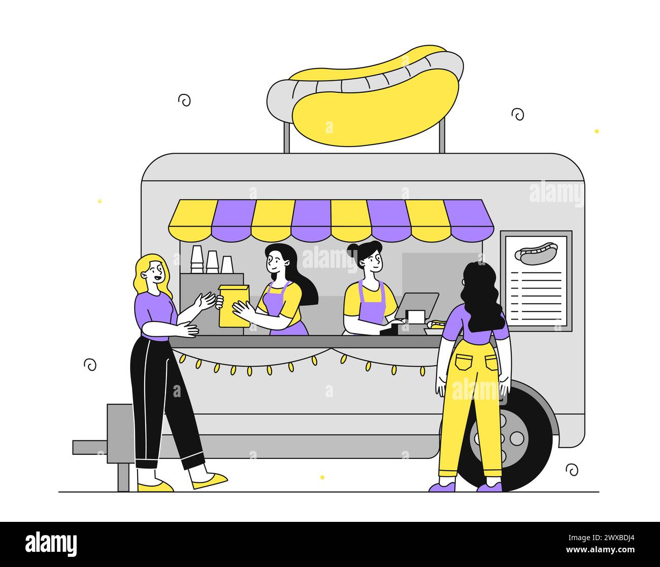 Market truck Cut Out Stock Images & Pictures - Alamy