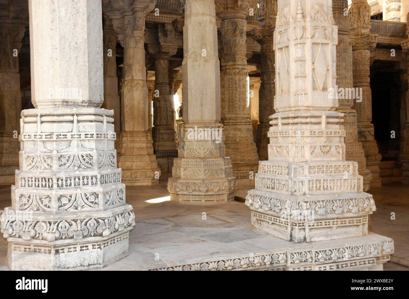 Details, Ranakpur Temple, Ranakpur, Rajasthan, Detailed view of ...