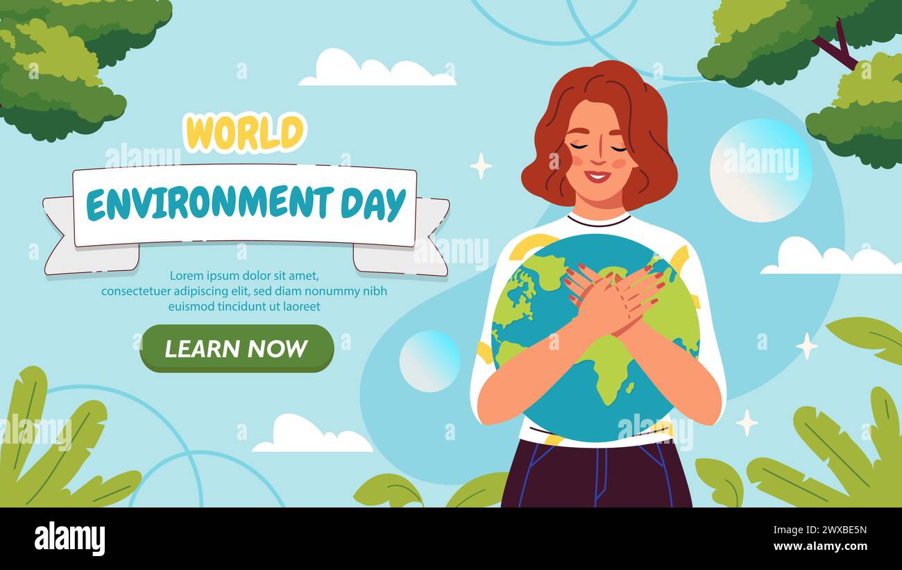 Environment day vector banner Stock Vector Image & Art - Alamy