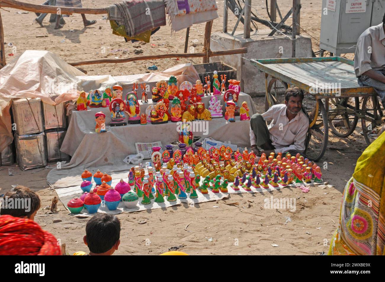 Camel market, fair, people, wedding market, animals, desert town ...