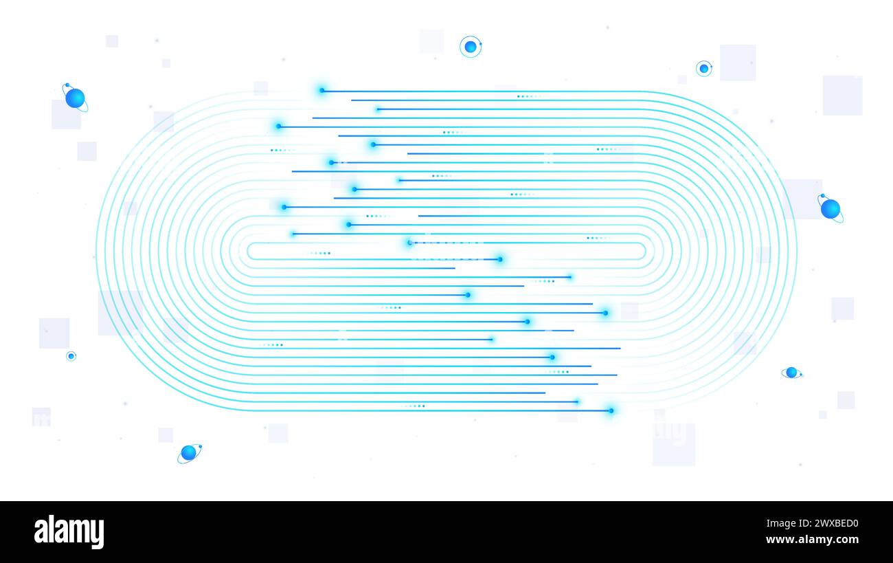 Endless loop white poster vector Stock Vector Image & Art - Alamy