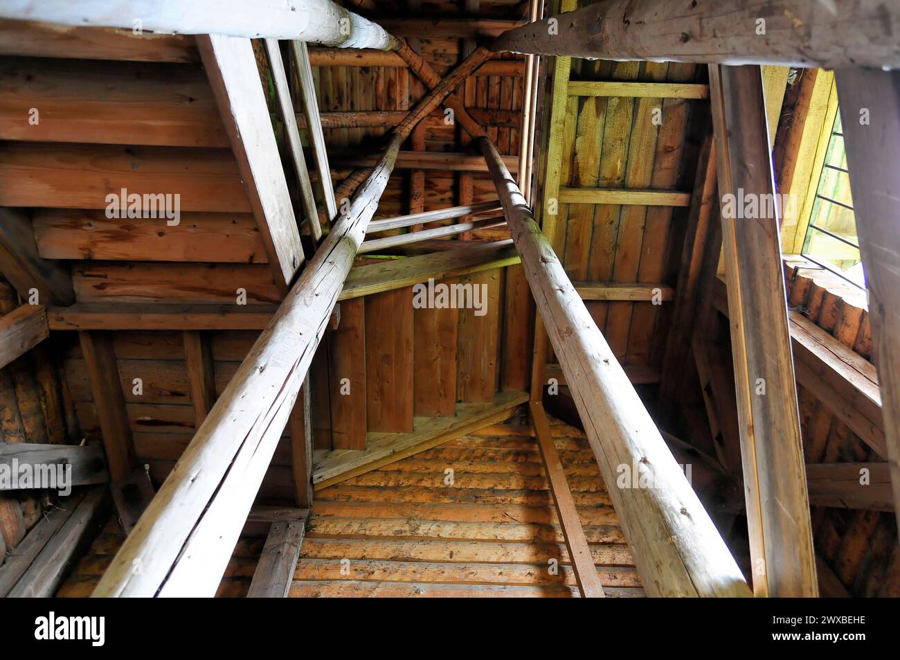 Watchtower stairs hi-res stock photography and images - Alamy