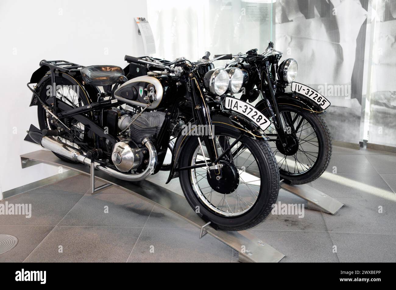 Motorcycle exhibition booth hi-res stock photography and images - Alamy