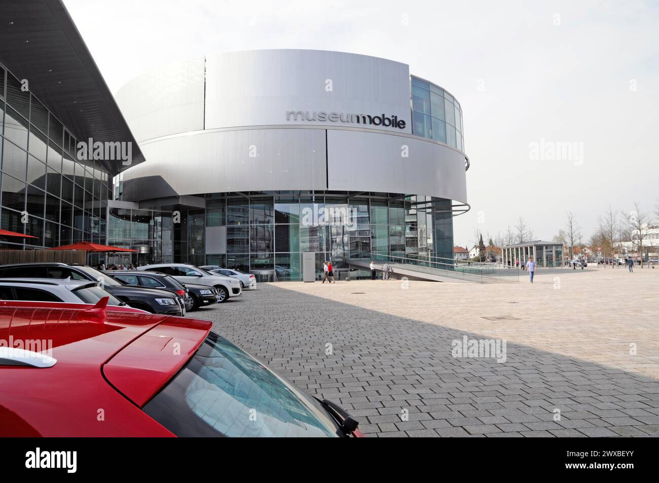 Museum mobile, Audi Museum, Exterior view of the 'museumobile' with ...
