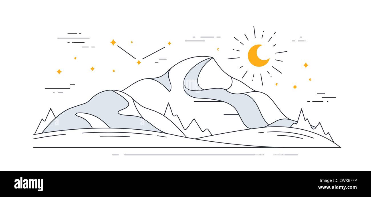 Asian cliffs rocky Stock Vector Images - Alamy