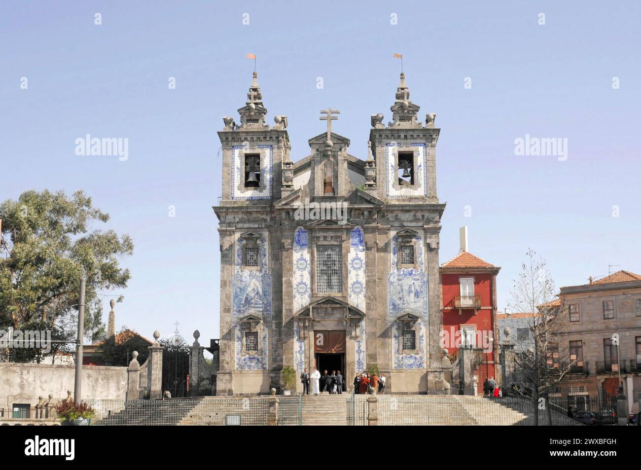 The church Igreja de Santo Ildefonso, Parca da Batalha, Porto, UNESCO ...