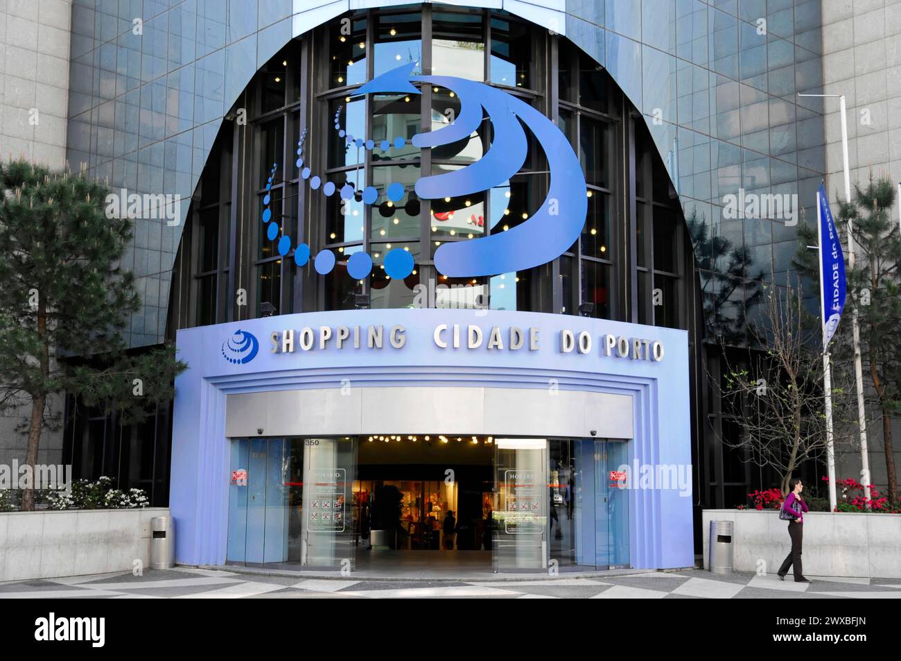 Entrance shopping centre, Cidade do Porto, Porto, Northern Portugal ...