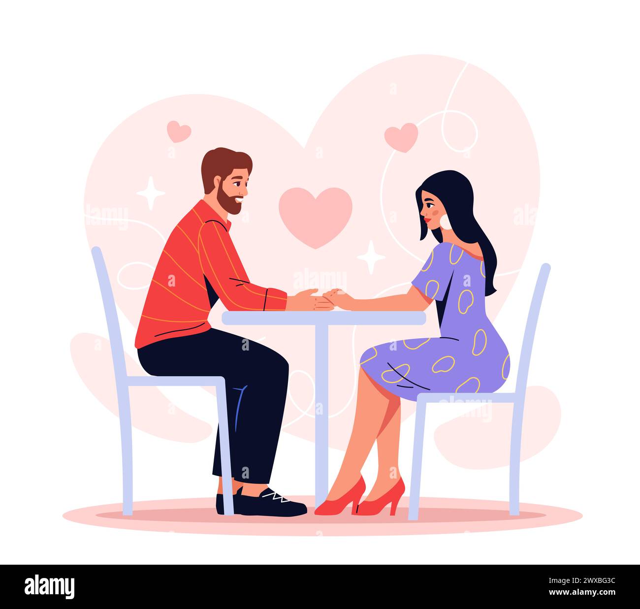 Couple in love vector concept Stock Vector Image & Art - Alamy