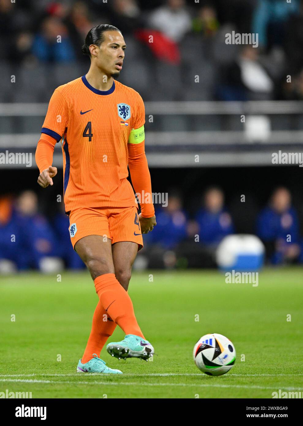 Virgil van Dijk NED action on the ball, international match Germany GER ...