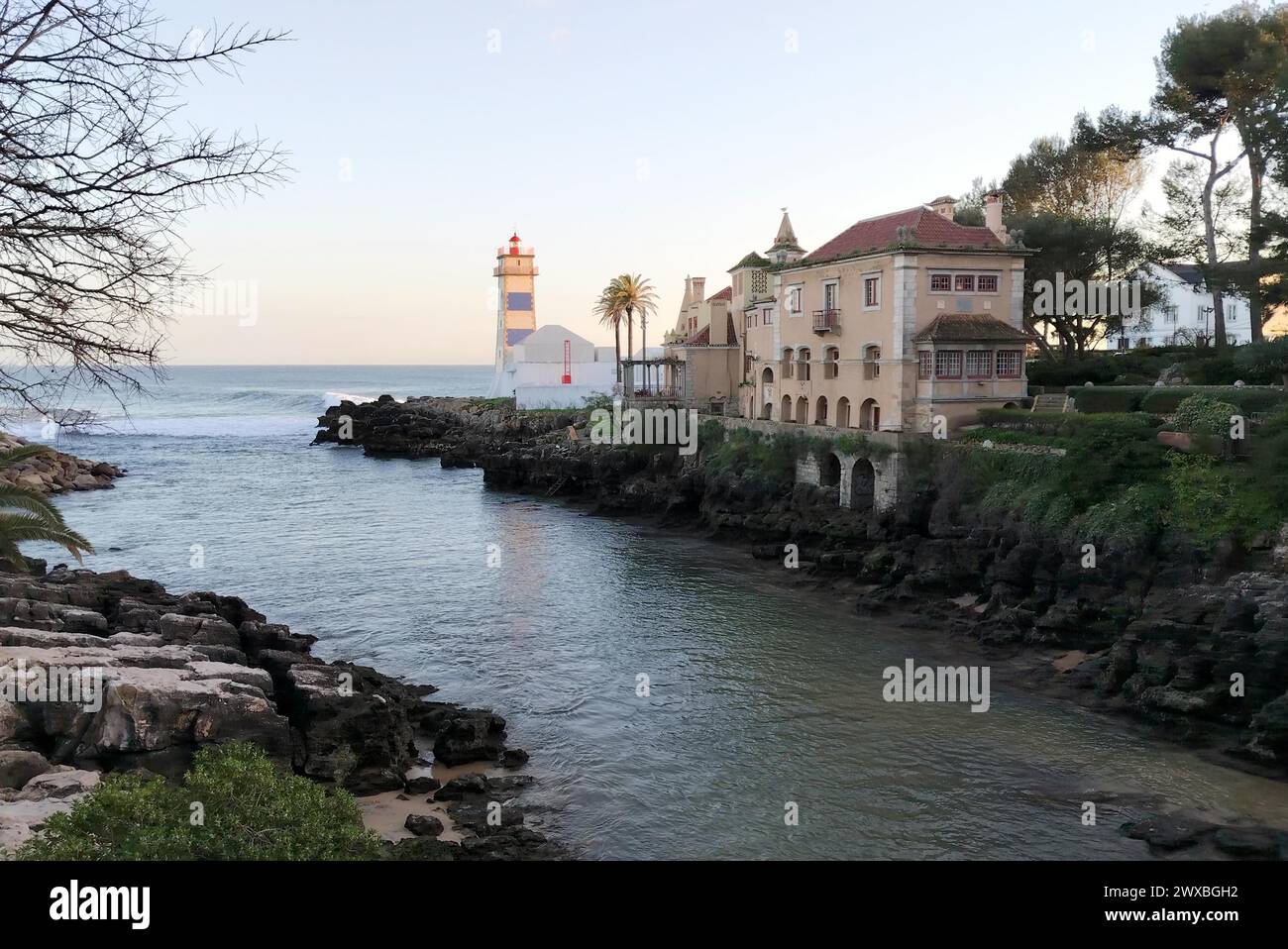Santa Marta Lighthouse, built on the grounds of the Santa Marta Fort ...