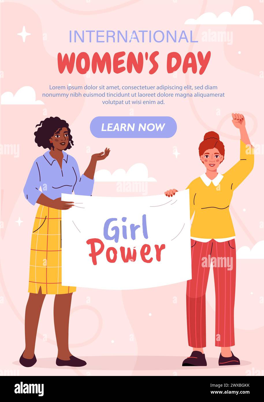 International women day vector poster Stock Vector Image & Art - Alamy