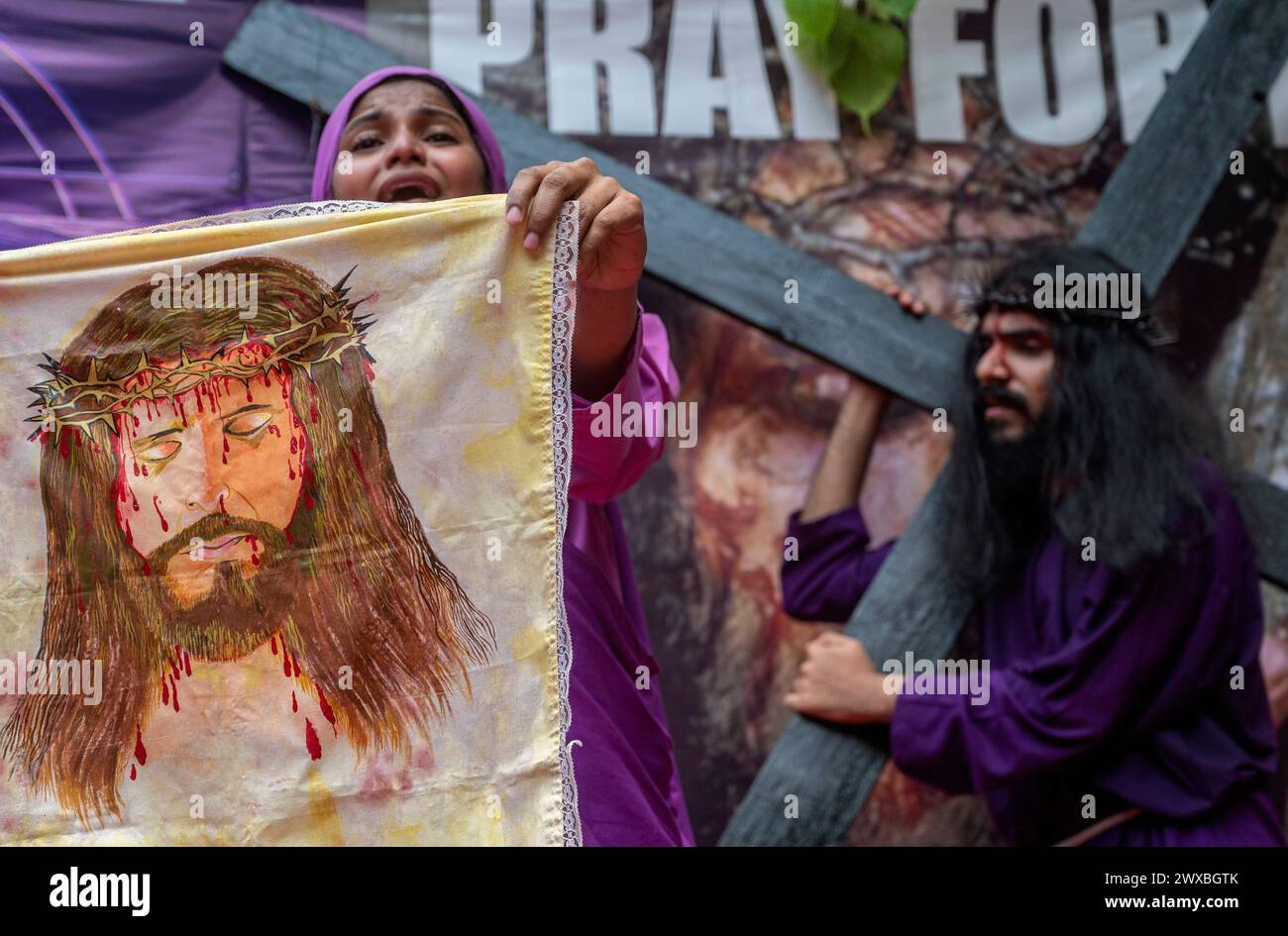 Mumbai, India. 29th Mar, 2024. MUMBAI, INDIA - MARCH 29: Christians ...
