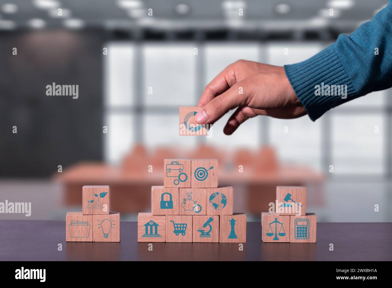 Construction company icons hi-res stock photography and images - Alamy