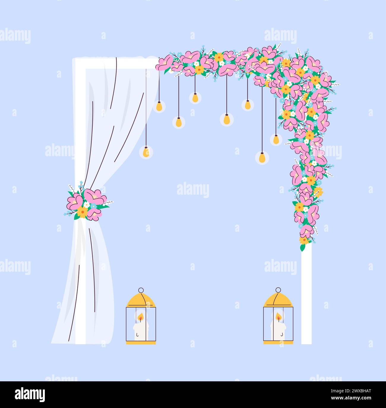 Wedding element vector concept Stock Vector Image & Art - Alamy