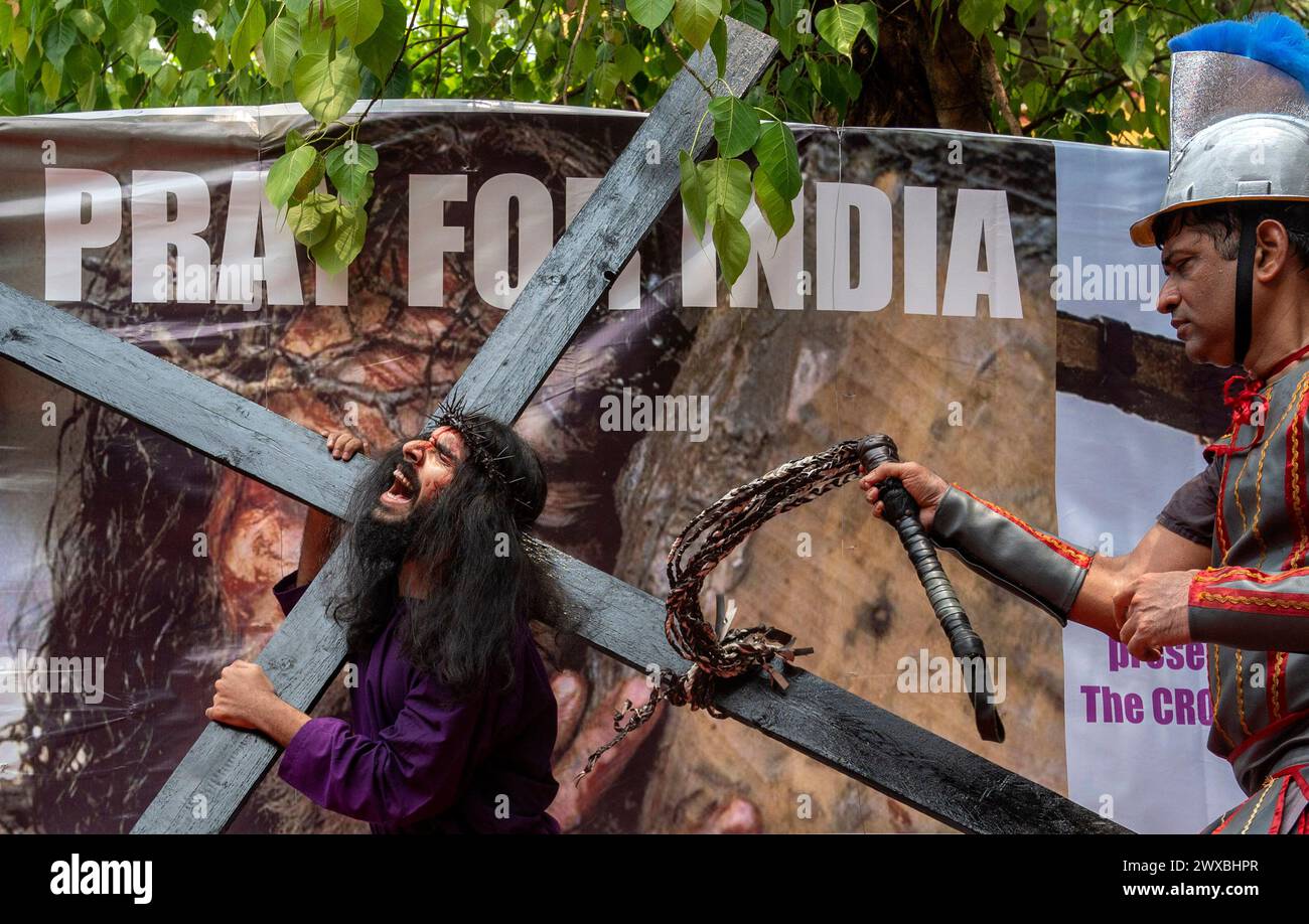 Mumbai, India. 29th Mar, 2024. MUMBAI, INDIA - MARCH 29: Christians ...