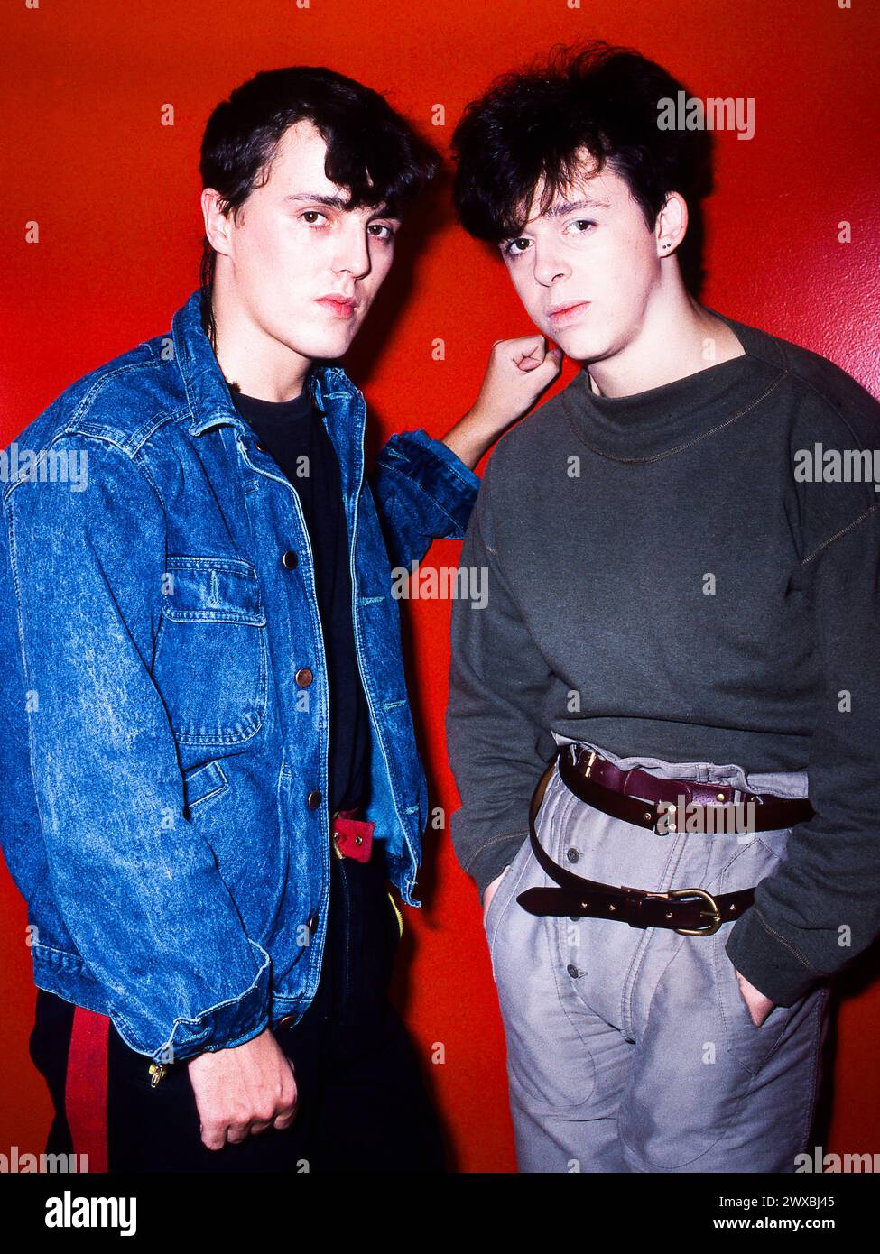 Tears For Fears,left Curt Smith and Roland Orzabal Stock Photo - Alamy