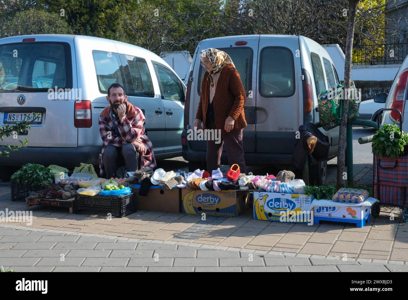 Markt, Novi Sad *** Market, Novi Sad Stock Photo - Alamy