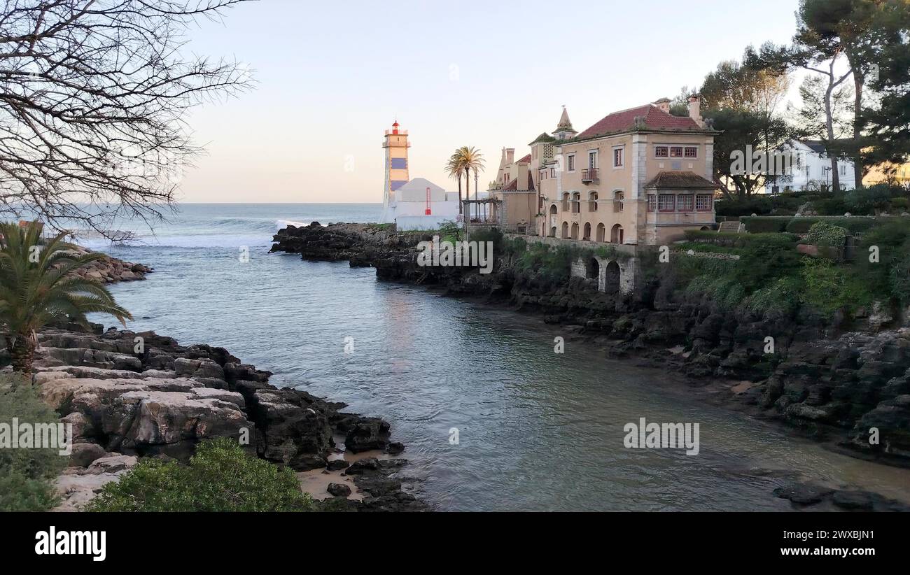 Santa Marta Lighthouse, built on the grounds of the Santa Marta Fort ...