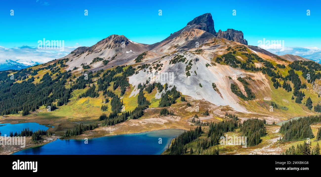 Canadian Nature Mountain Landscape Background Stock Photo - Alamy