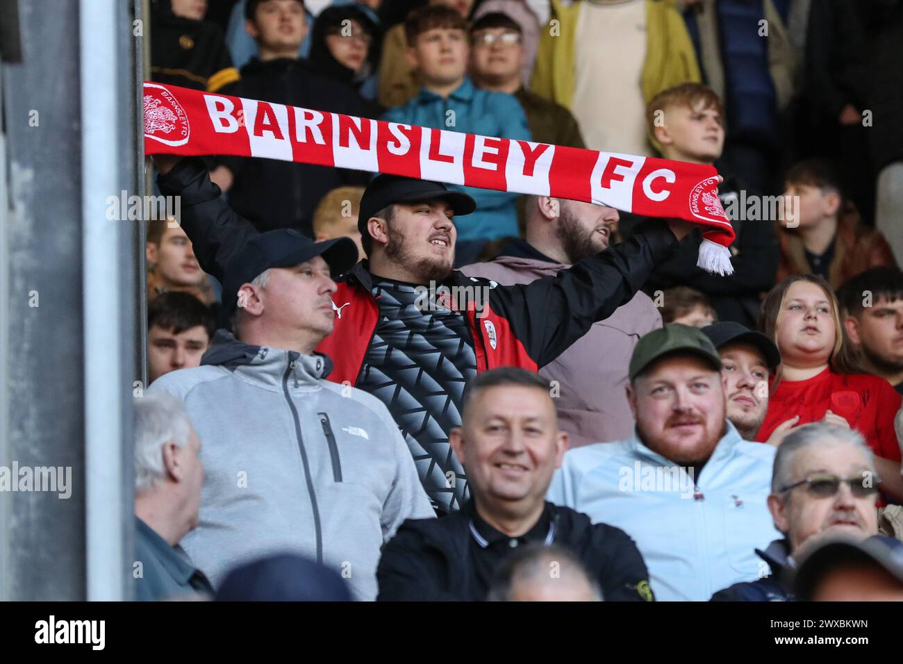 Barnsley fans before the game during the Sky Bet League 1 match ...