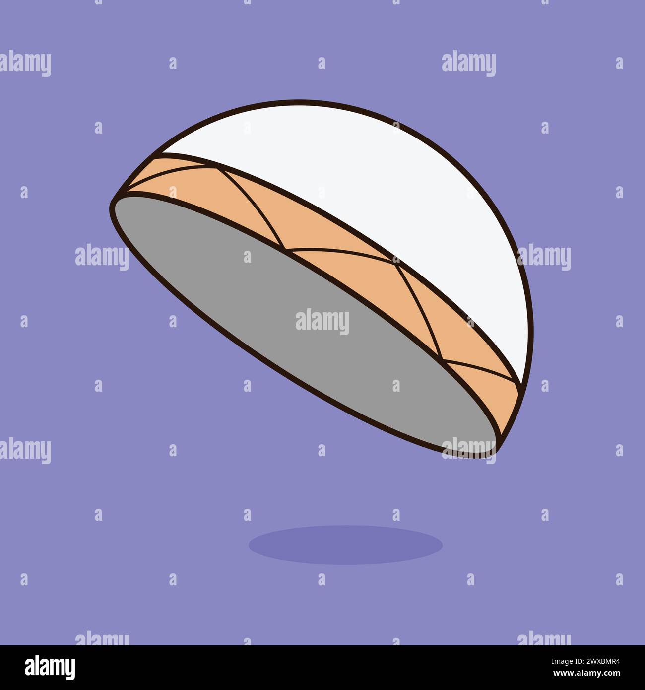 Islamic Prayer Cap Vector Illustration Icon Muslims Prayer Cap Icon ...