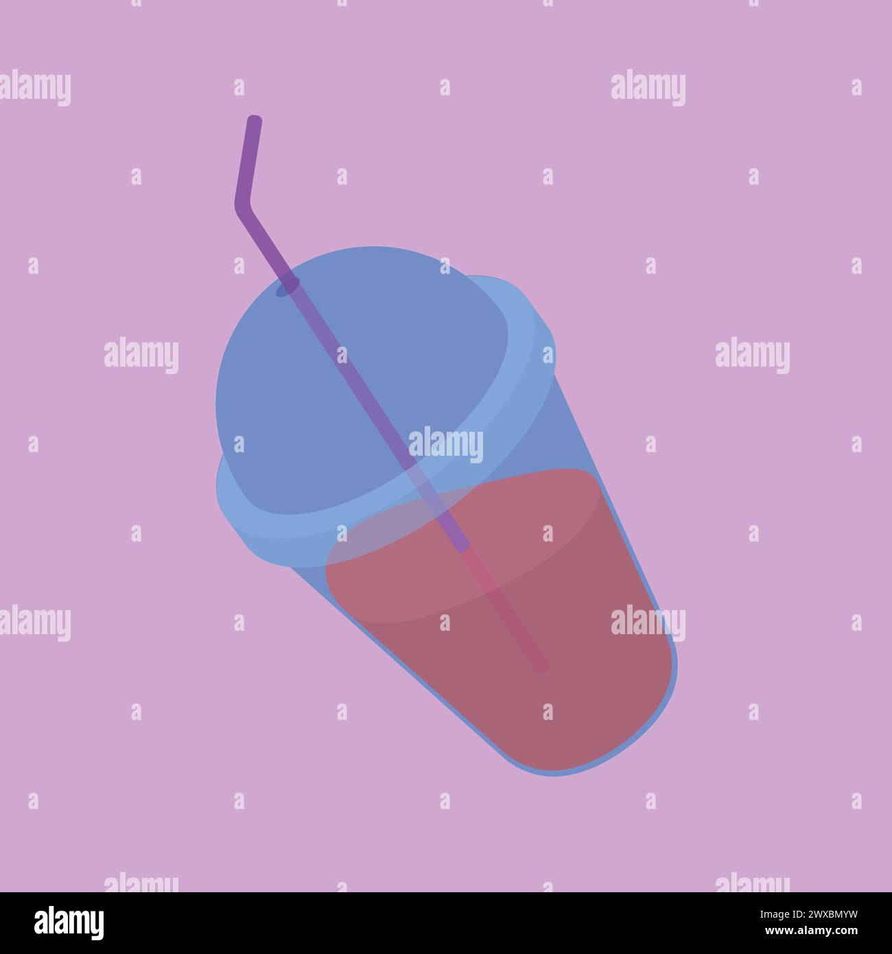 Fresh Smoothie Soda Drink Vector Illustration Icon Fresh Strawberry ... Fresh Smoothie Soda Drink Vector Illustration Icon Fresh Strawberry ...