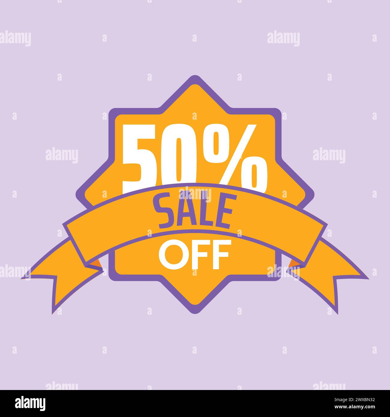 Clearance sale sign 50% Stock Vector Images - Alamy