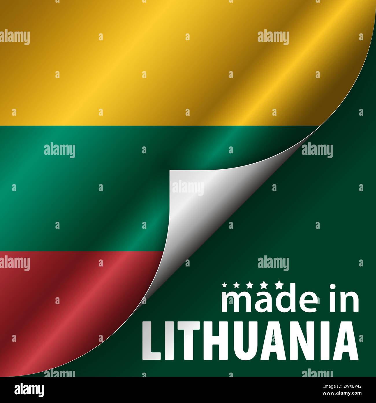 Polish lithuanian flag Stock Vector Images - Alamy