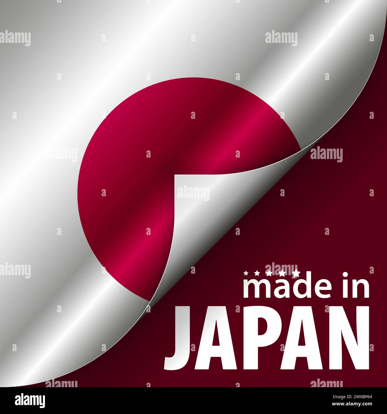 Made in japan sticker hi-res stock photography and images - Alamy
